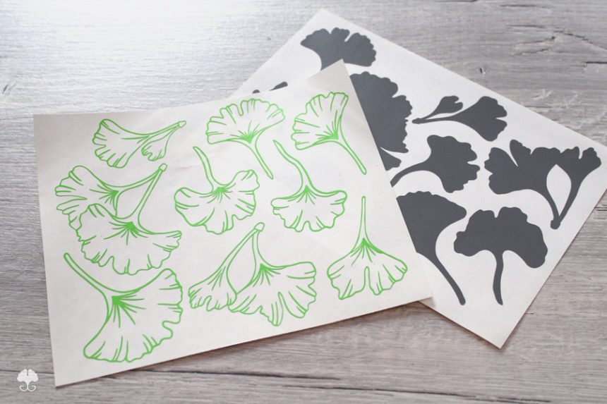 Ginkgo Blätter - Plotterdatei - GinkgoWerkstatt