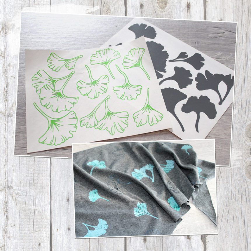 Ginkgo Blätter - Plotterdatei - GinkgoWerkstatt