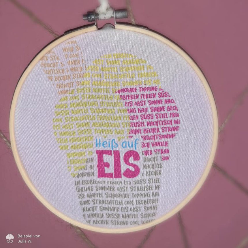 Wortspiel "Heißes Eis" - Plotterdatei - GinkgoWerkstatt