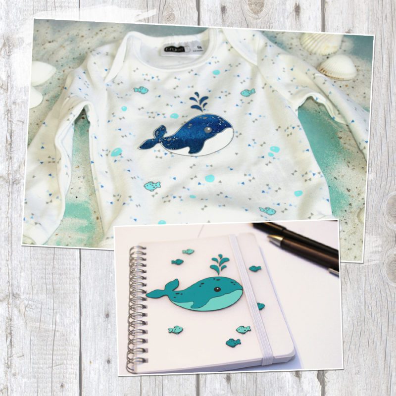 Niedlicher Wal - Plotterdatei - GinkgoWerkstatt