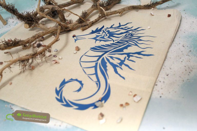 Tribal "Seepferdchen" - Plotterdatei - GinkgoWerkstatt