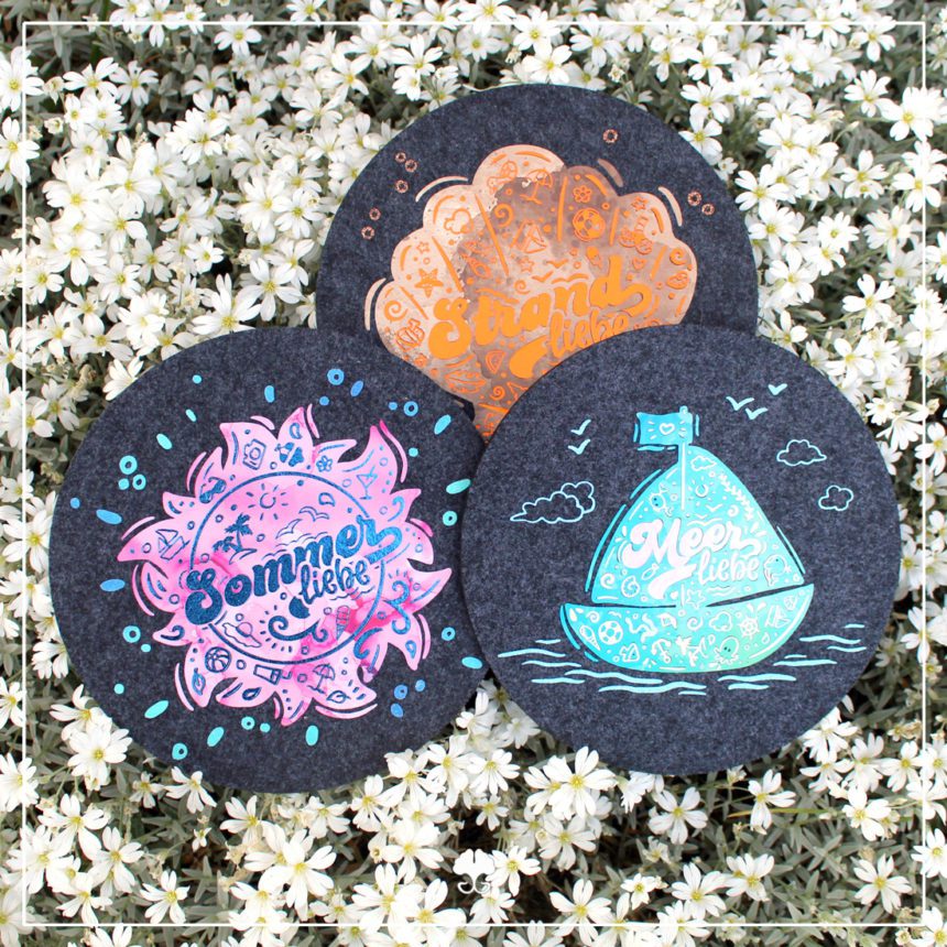 Doodle Silhouetten "Sommer Bundle" || Tolles Trio für den Urlaub