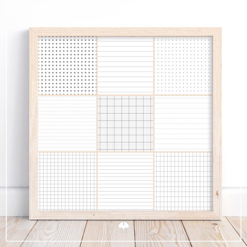 Notizblock Set - Kreativdatei - GinkgoWerkstatt