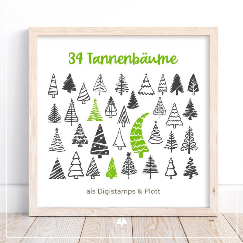 Basics "Tannenbäume" - Kreativdatei - GinkgoWerkstatt