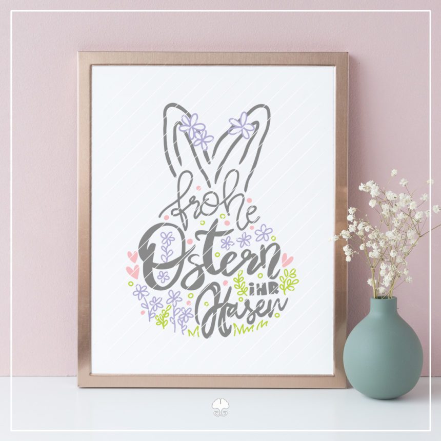 Lettering "Ostern" - Plotterdatei - GinkgoWerkstatt