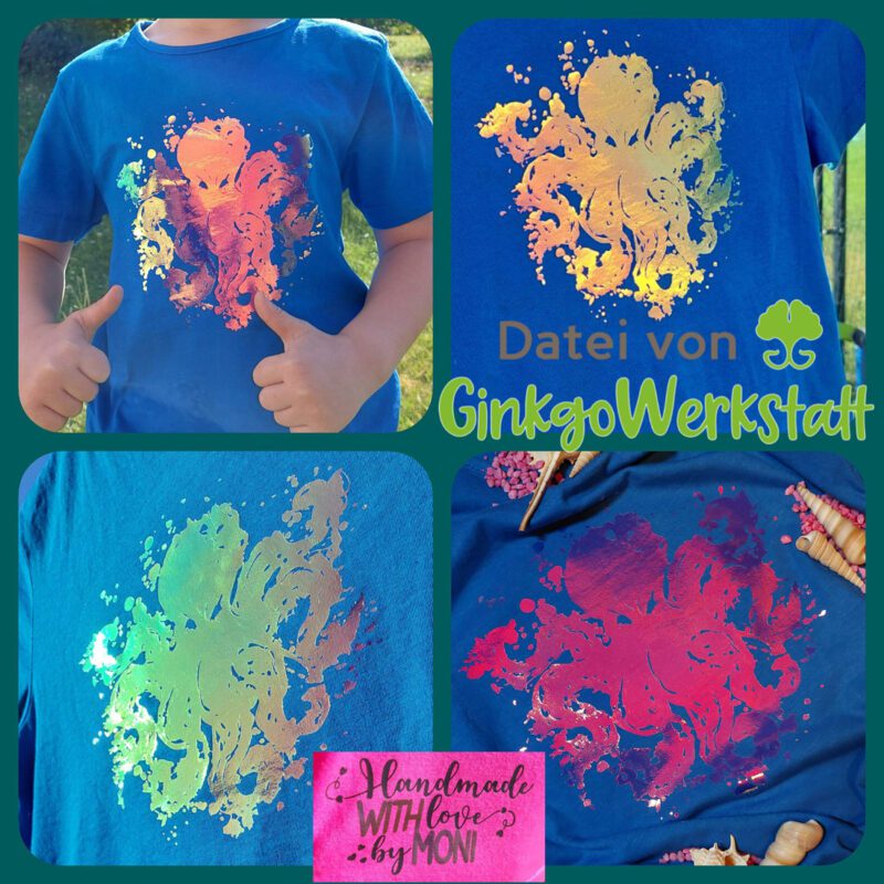 Splash "Oktopus" - Plotterdatei - GinkgoWerkstatt