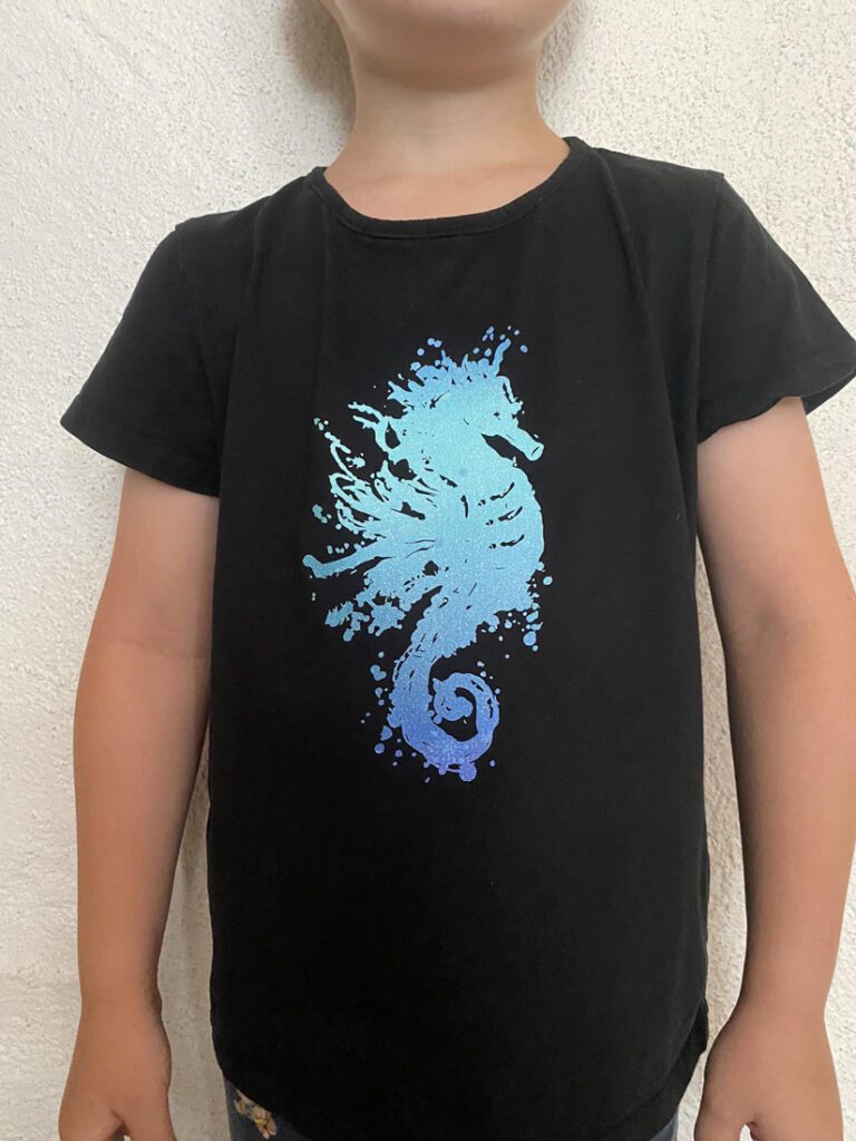 Splash "Seepferdchen" - Plotterdatei - GinkgoWerkstatt