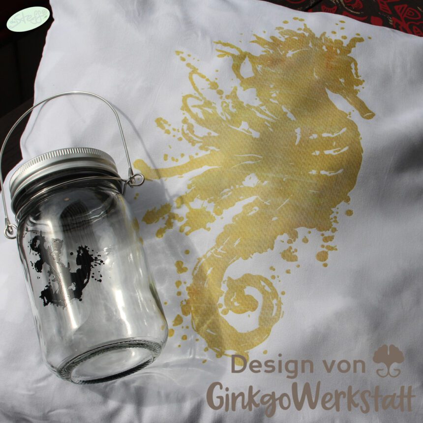 Splash "Seepferdchen" - Plotterdatei - GinkgoWerkstatt