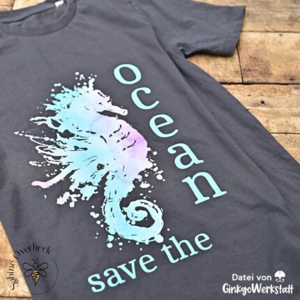 Splash "Seepferdchen" - Plotterdatei - GinkgoWerkstatt